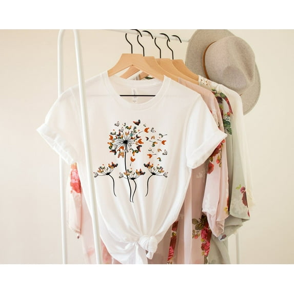 Dandelion Chicken Flower Shirt, Funny Chicken Shirt, Chicken Flower ...