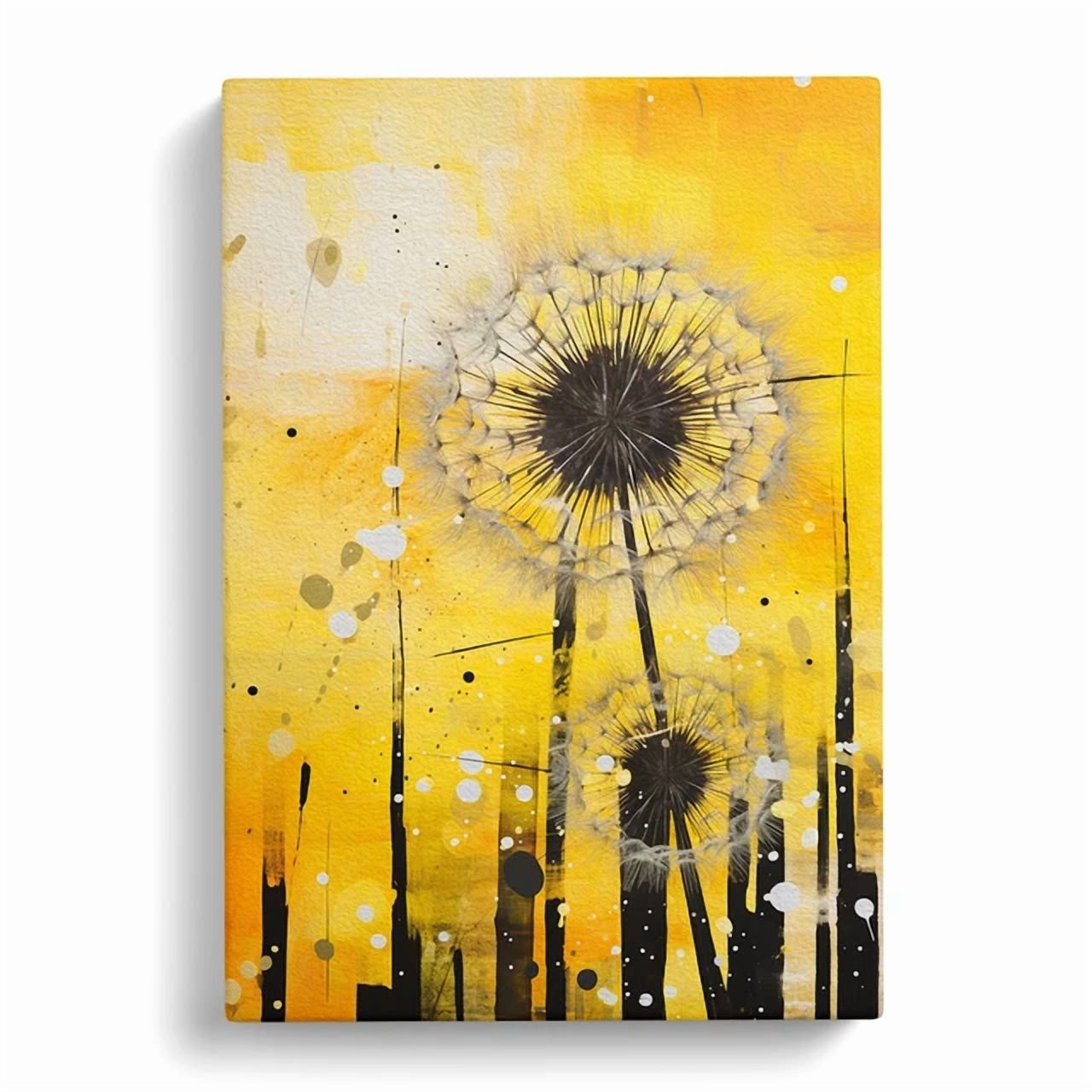 Dandelion Constructivism No.3 Wall Art Print Art Home Decor Vintage ...