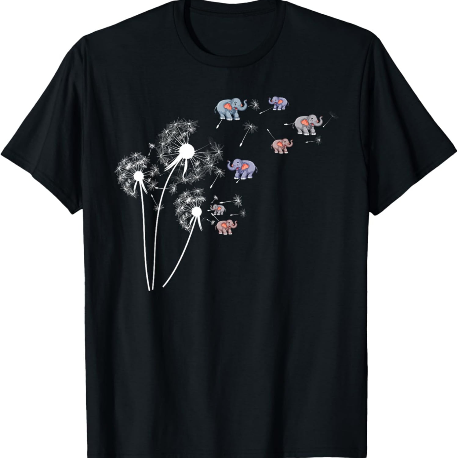 Dandelion Elep for Elept Lover Wos Elept T-shirt - Walmart.com
