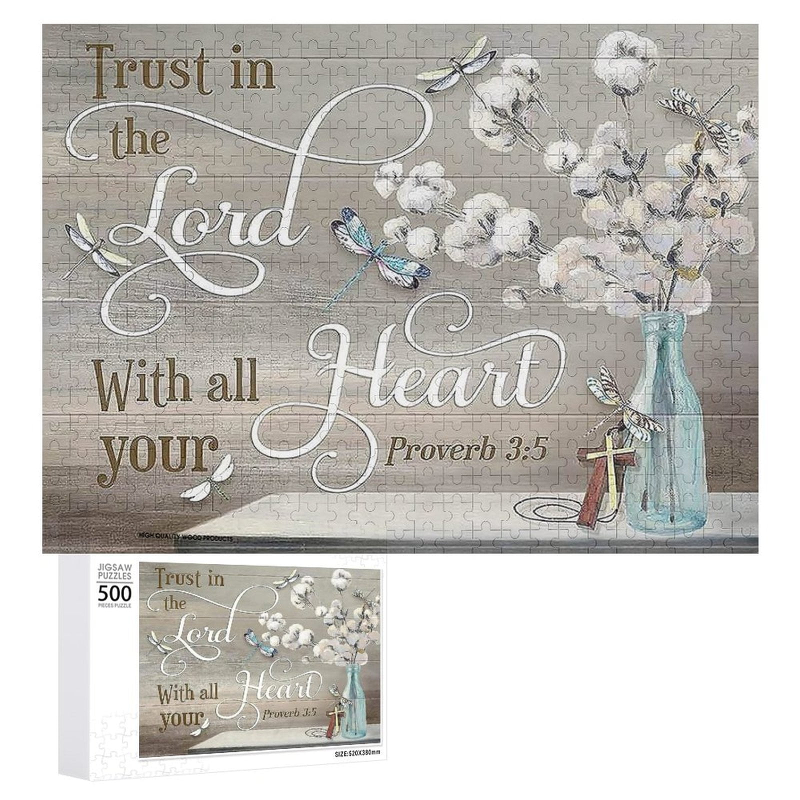 Dandelion Flower 500 Piece Jigsaw Puzzle for Adults and Families ...