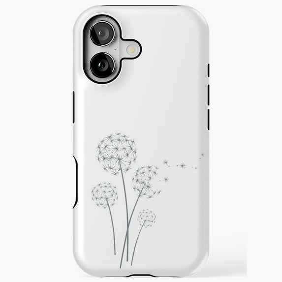 Dandelion Flower Nature Art Case for iPhone 11 12 13 14 15 16 17 Pro ...