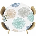 Dandelion Flower Round Tablecloth 45-54 Inch Round Fitted Table Cloth ...