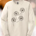 Dandelion Flower Seeds Shirt Spring Graphic Floral Tee Nature Inspired ...