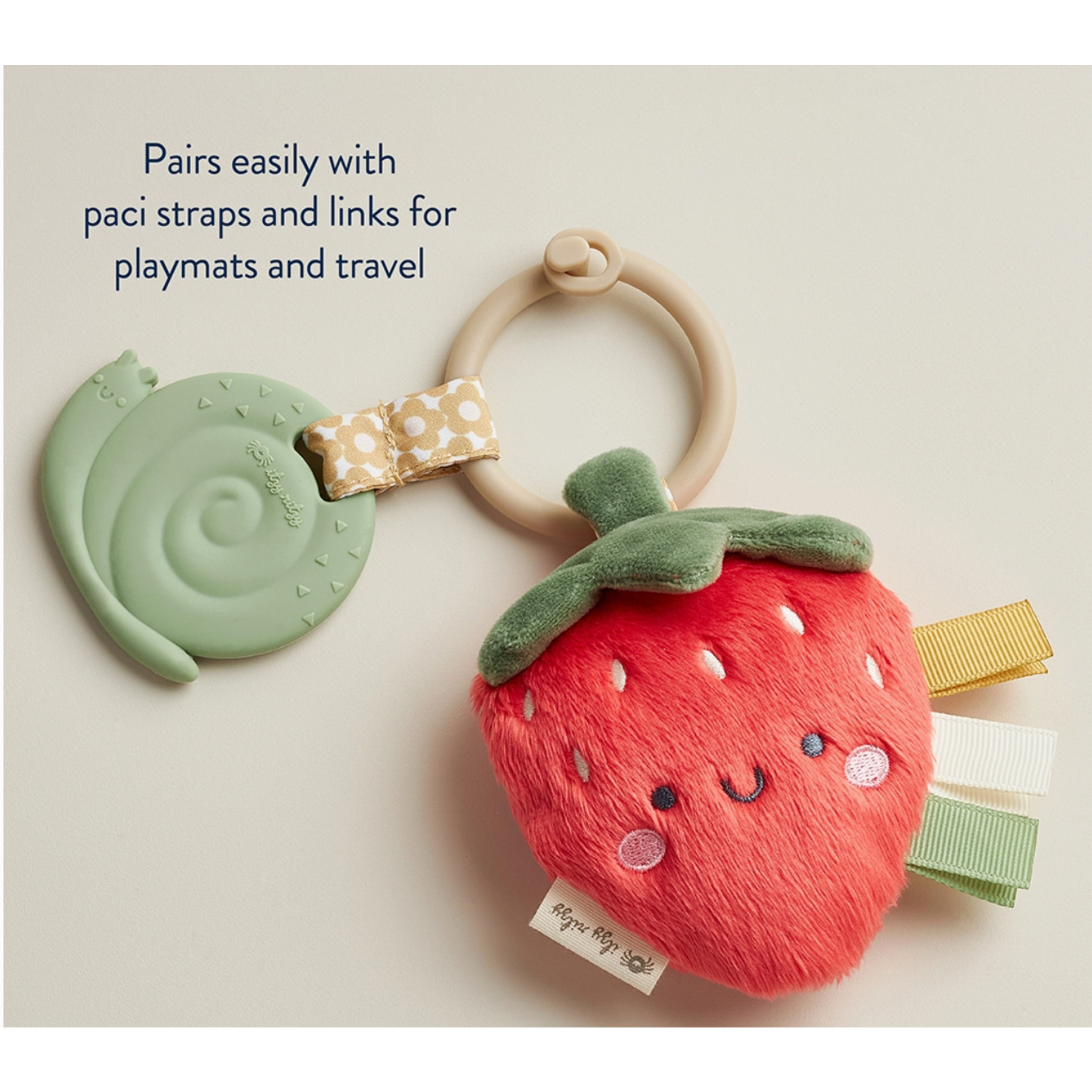 Dandelion Home + Gift Strawberry Plushie/teether - Walmart.com