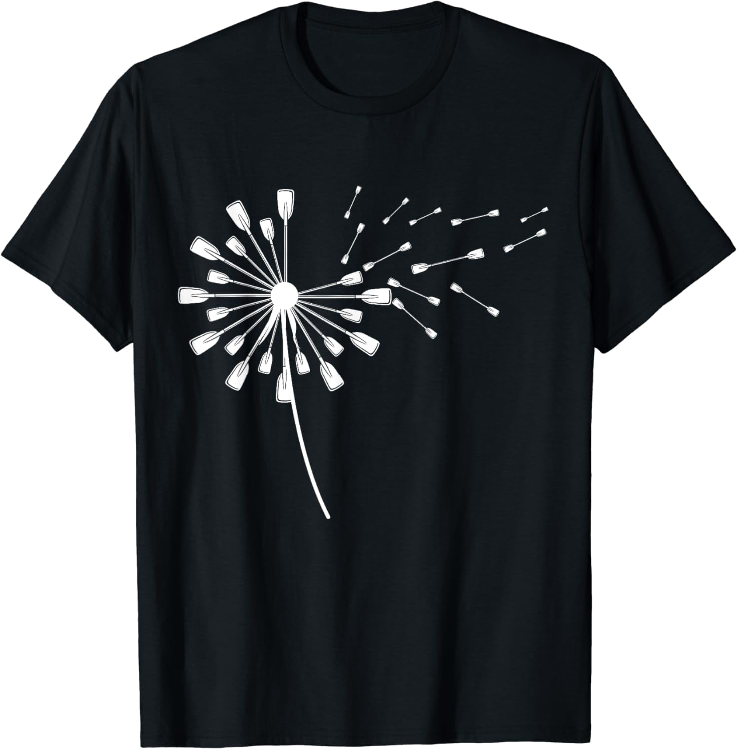 Dandelion Kayak Paddle Shirt for Kayaker | Kayak T-Shirt - Walmart.com