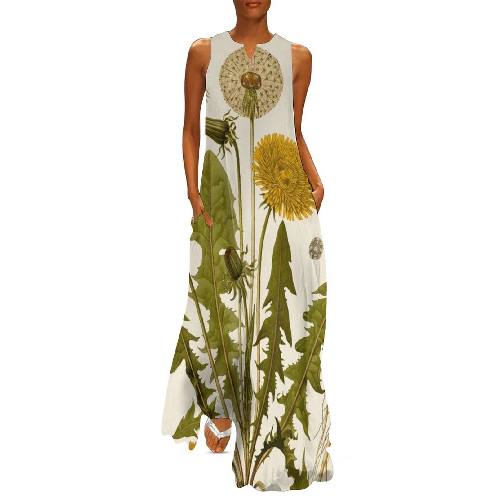 Dandelion Long Dress Long dress woman dresses for woman 2024 women ...