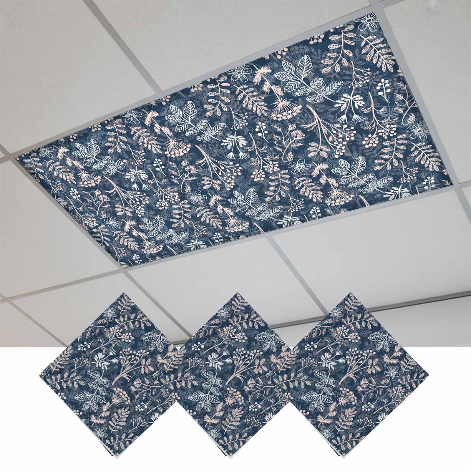 Dandelion Magnetic Fluorescent Light Covers for Ceiling Lights 2x4Ft ...