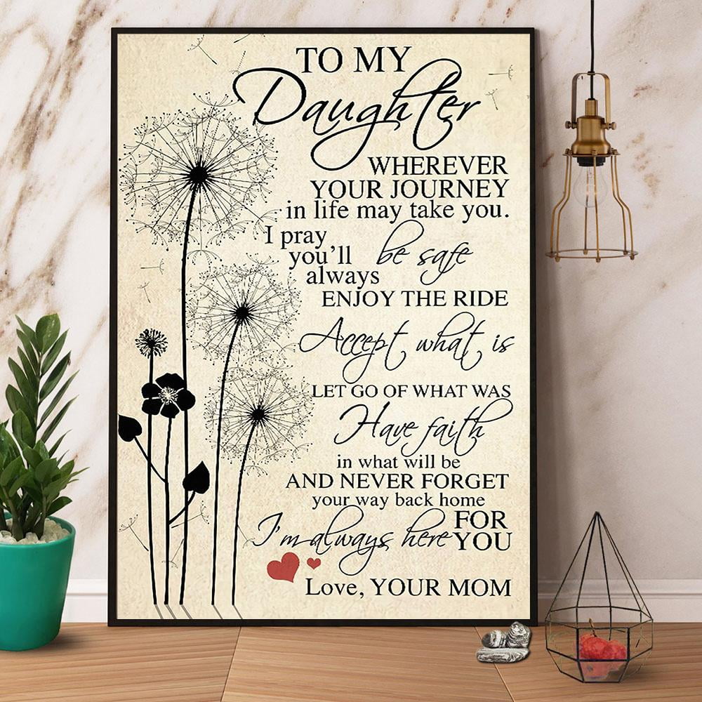 Dandelion Mom To My Daughter Wherever Your Journey In Life May Take You ...
