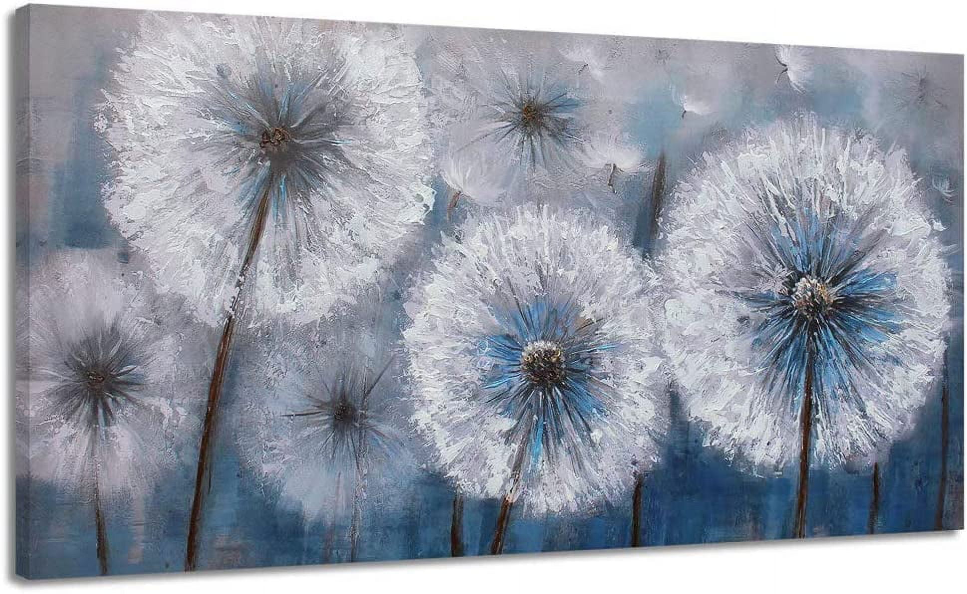 Dandelion Painting Wall Art Decor Canvas Print Picture for Living Room ...