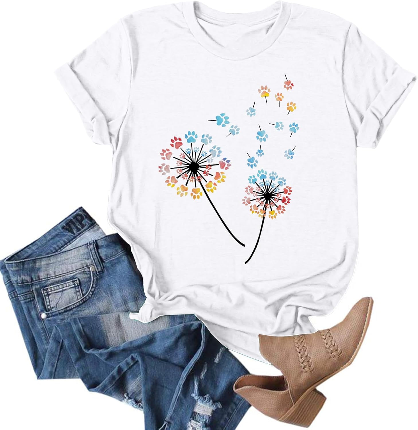 Dandelion Shirt Women Inspirational Graphic Tee Spread Kindness Tshirt dandelion-shirt-women-inspirational-graphic-tee-spread-kindness-tshirt