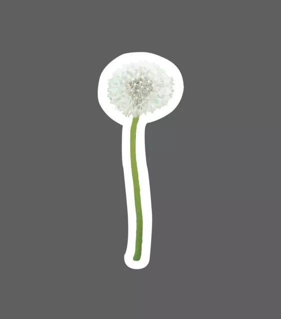 Dandelion Sticker Flower Wish Waterproof Sticker Phone Decal Water ...