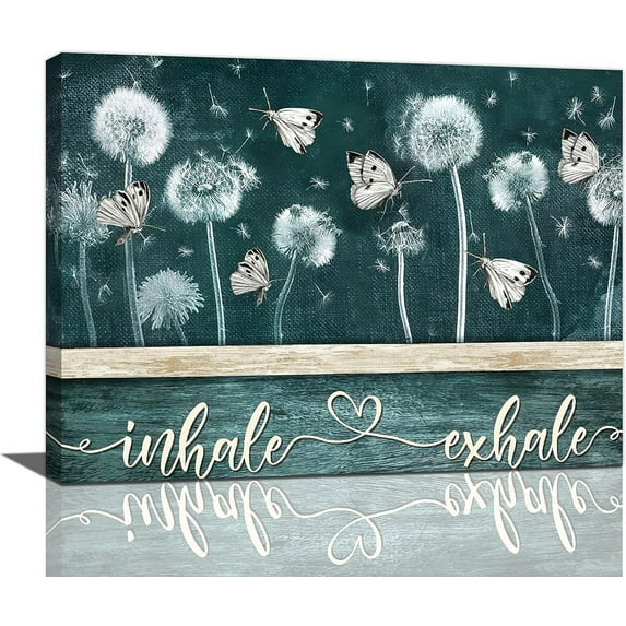 Dandelion Wall Art Farmhouse Pictures Wall Decor Flower Country Kitchen ...