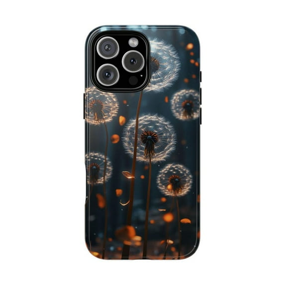 Dandelions Magic Wisp in a Forest Night Phone Case for iPhone 11,12,13 ...
