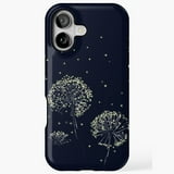 Dandelions and Fireflies Whimsical Art Compatible Phone Case for iPhone ...