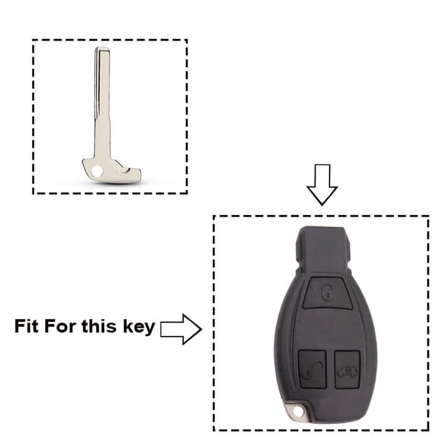 Dandkey Replacement For Mercedes Benz W203 W204 C Class Fob Smart Key ...