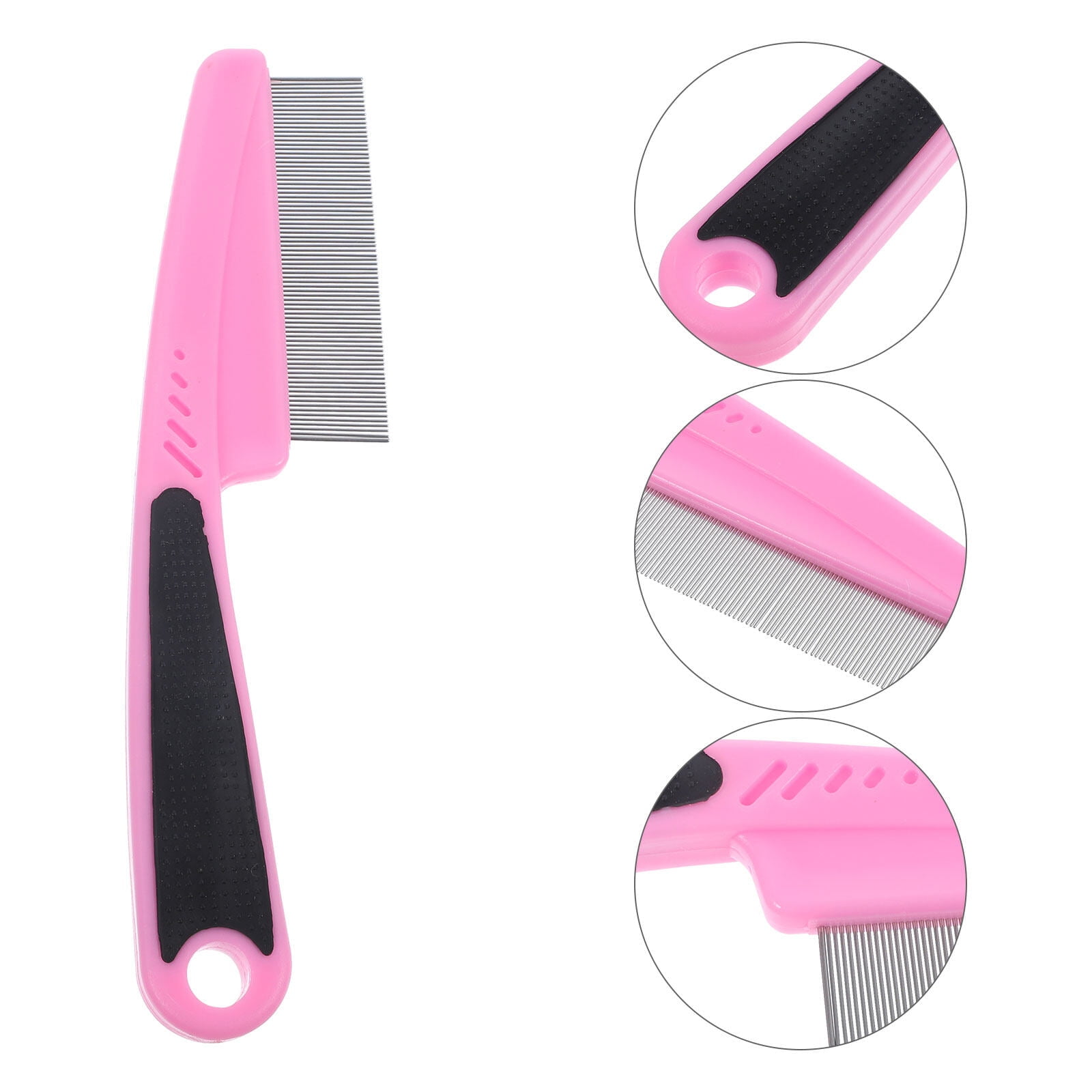 EKIDAZB Dandruff Comb, Stainless Steel Fine Tooth Comb, Anti-Dandruff ...