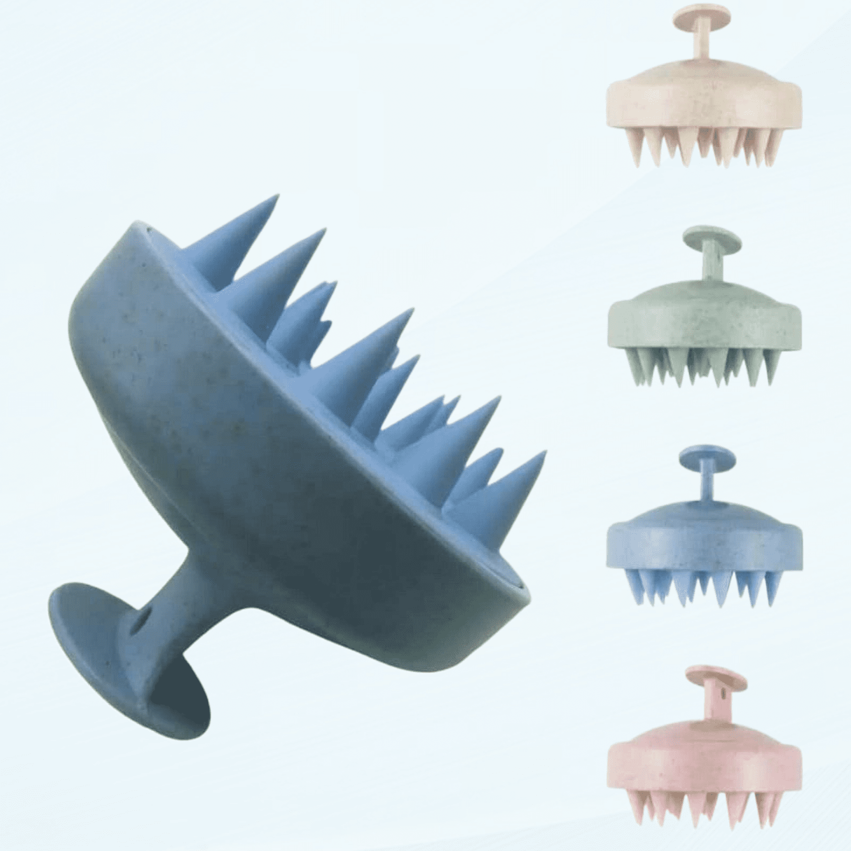 Dandruff Remover Scalp Massager Shampoo Brush, Detangler Head Scrubber ...