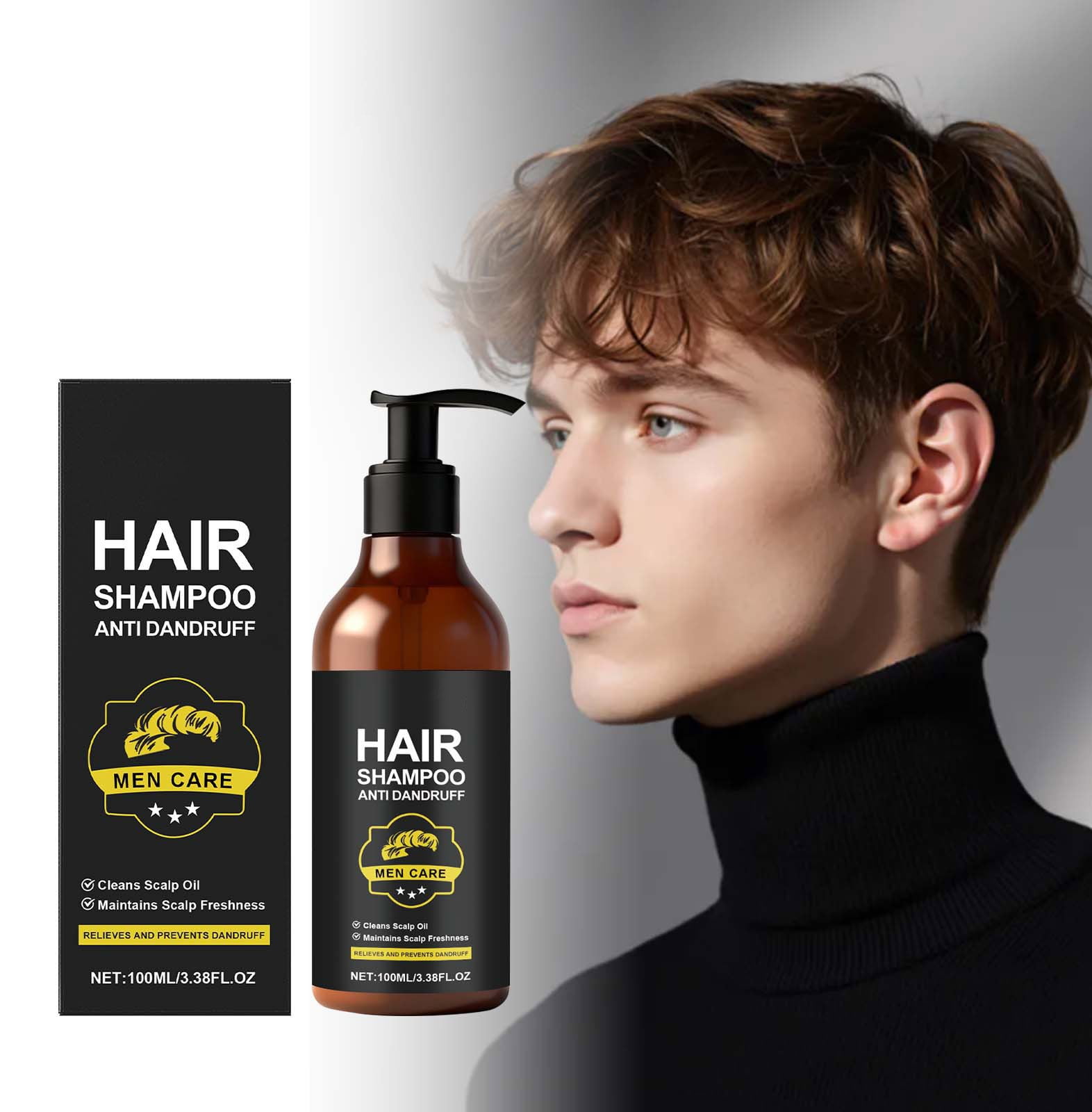 Dandruff Shampoo for Oily Scalp, Anti-Dandruff & Oil Control Shampoo ...