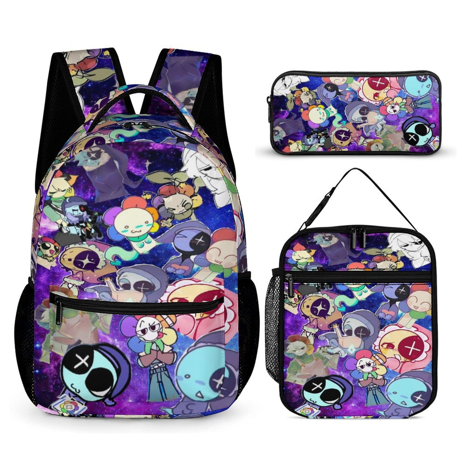 Dandy-S World 3Pcs Backpacks Sets Book Bag with Lunch Bag And Pencil ...