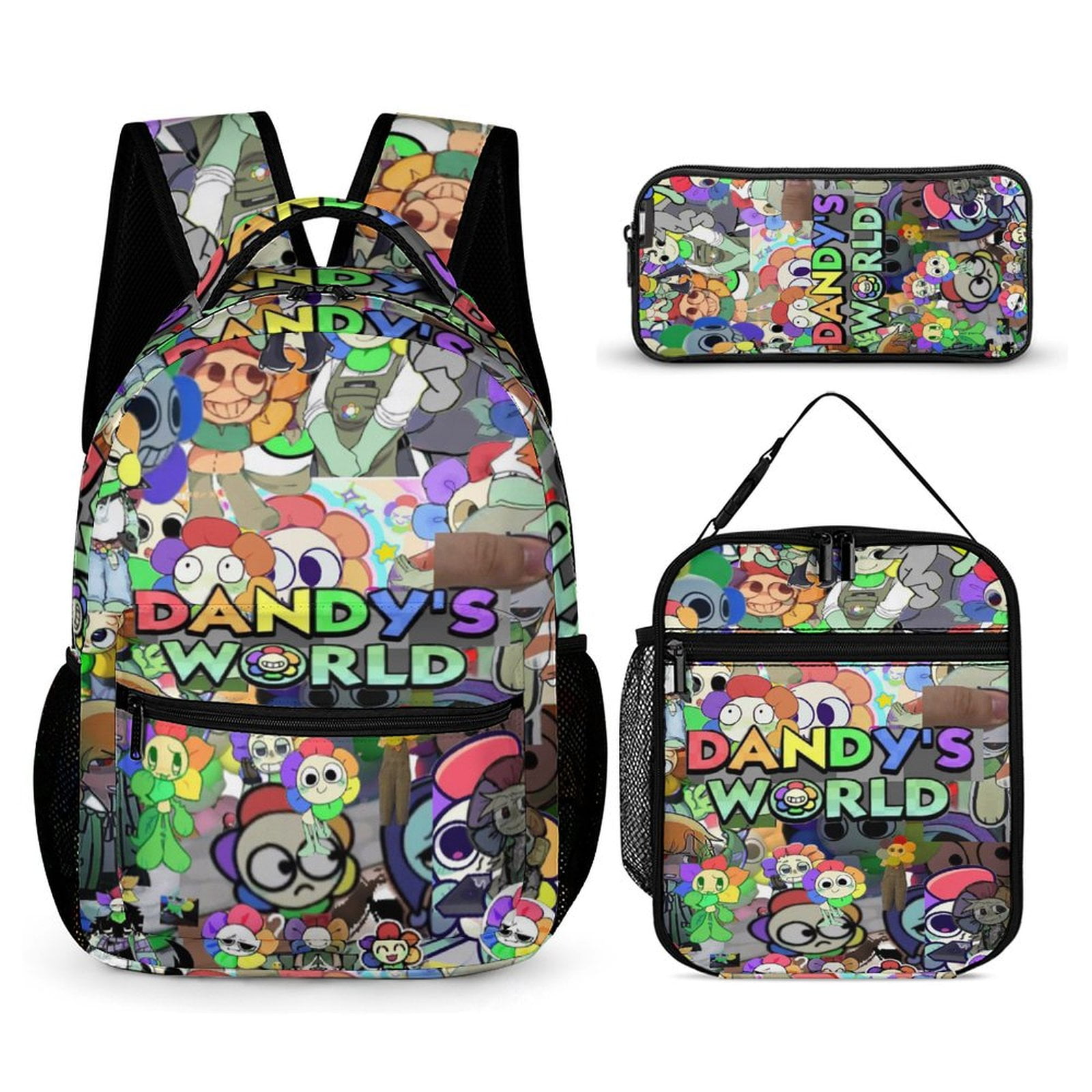 Dandy-S World 3Pcs Backpacks Sets with Lunch Bag And Pencil Case for ...