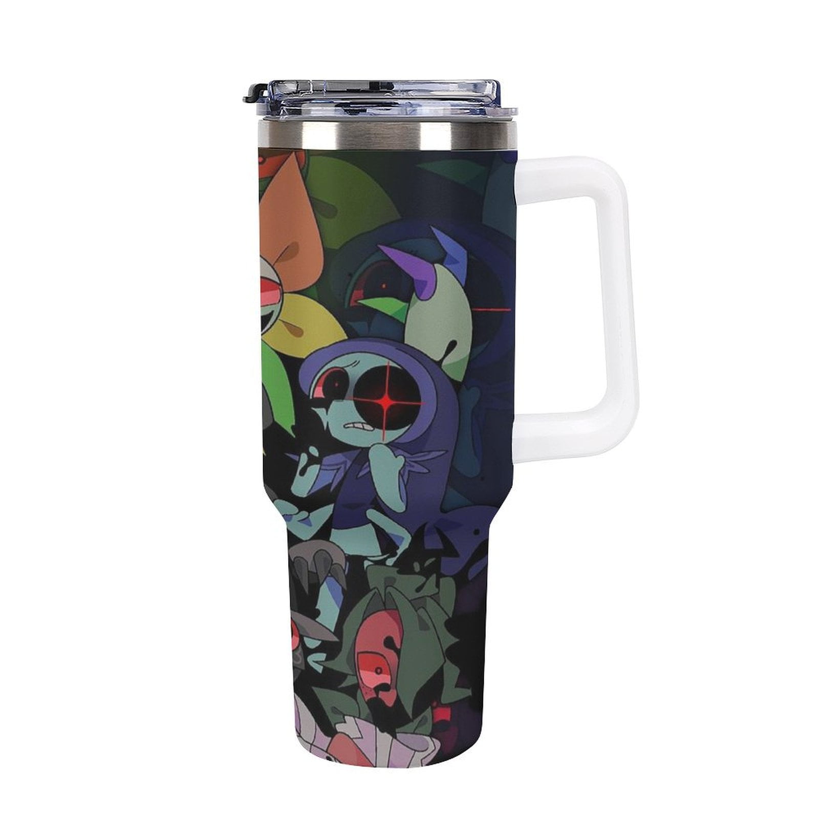 Dandy-S World 40 Oz Tumbler With Handle And Straw, Stainless Steel ...