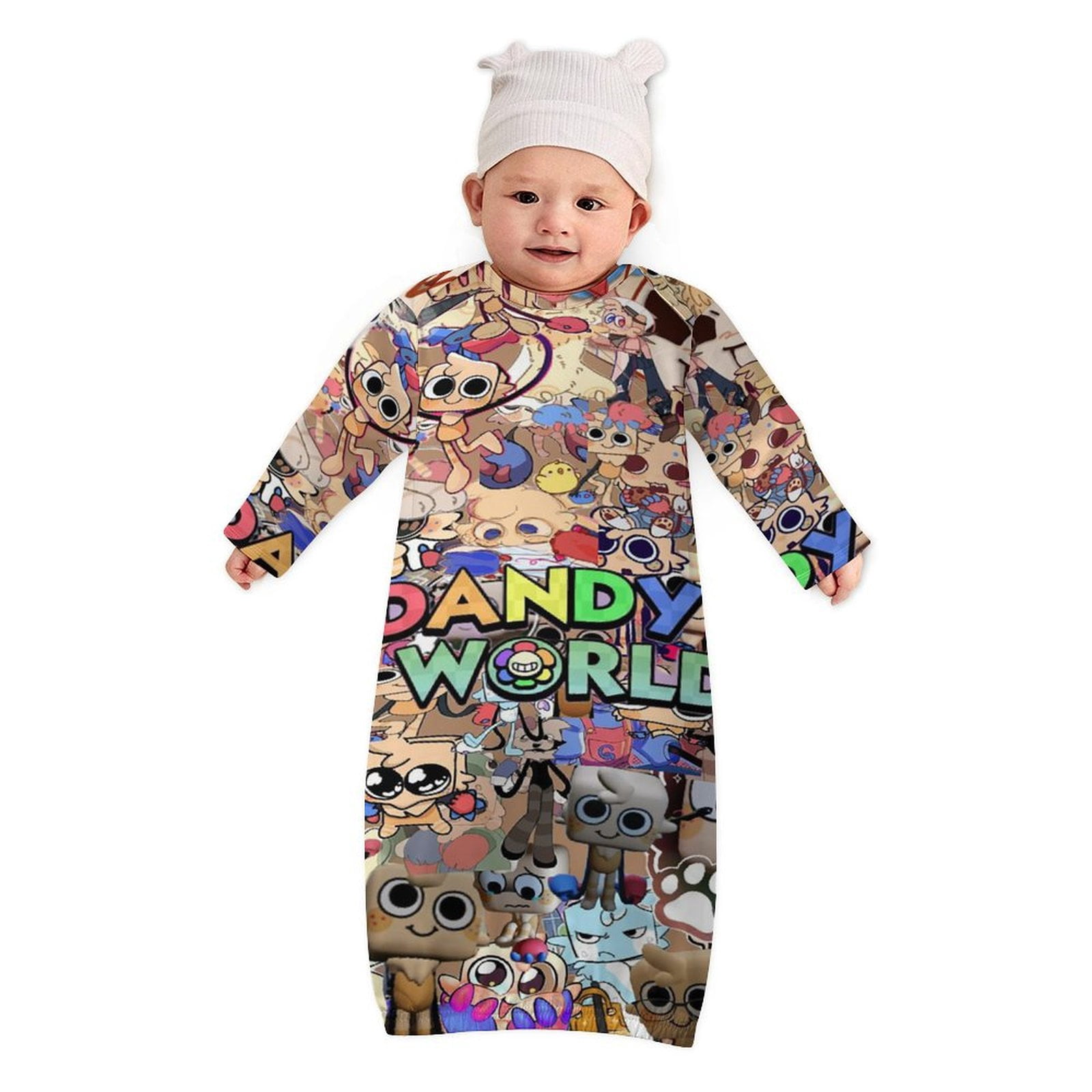 Dandy-S World Baby Boy And Girls Sleeper Gown Newborn to Infant ...