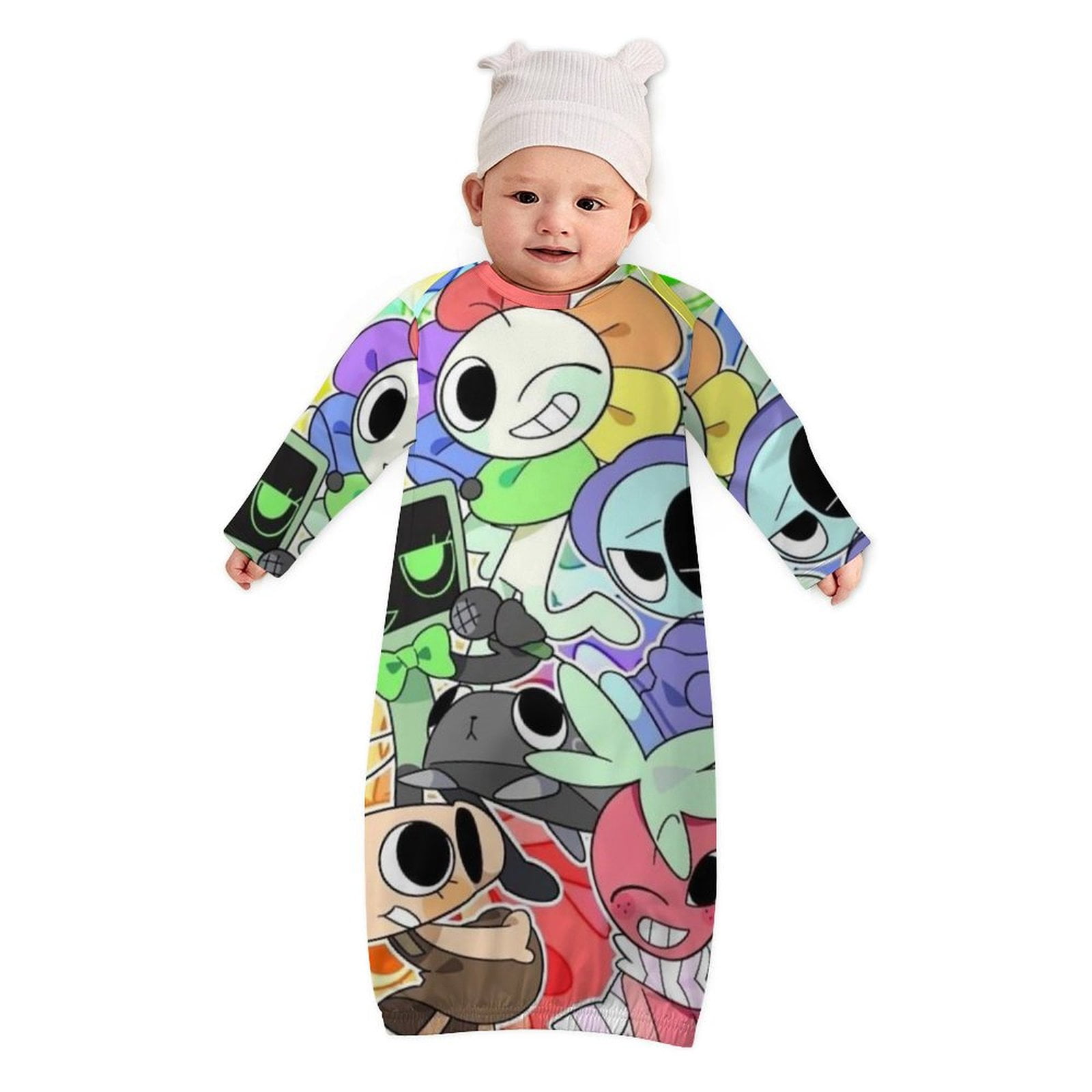 Dandy-S World Baby Boy And Girls Sleeper Gown Newborn to Infant ...