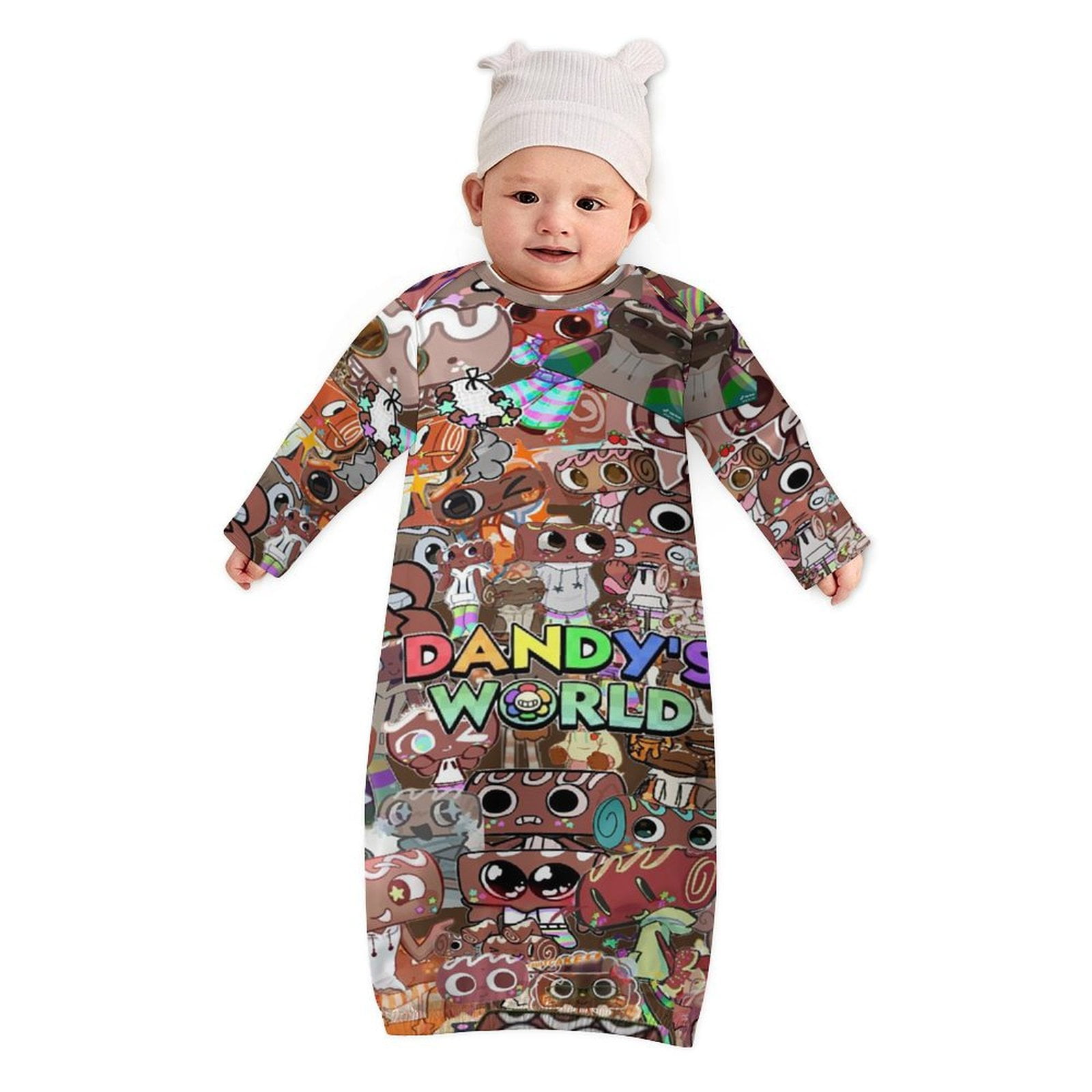 Dandy-S World Baby Boy And Girls Sleeper Gown Newborn to Infant ...
