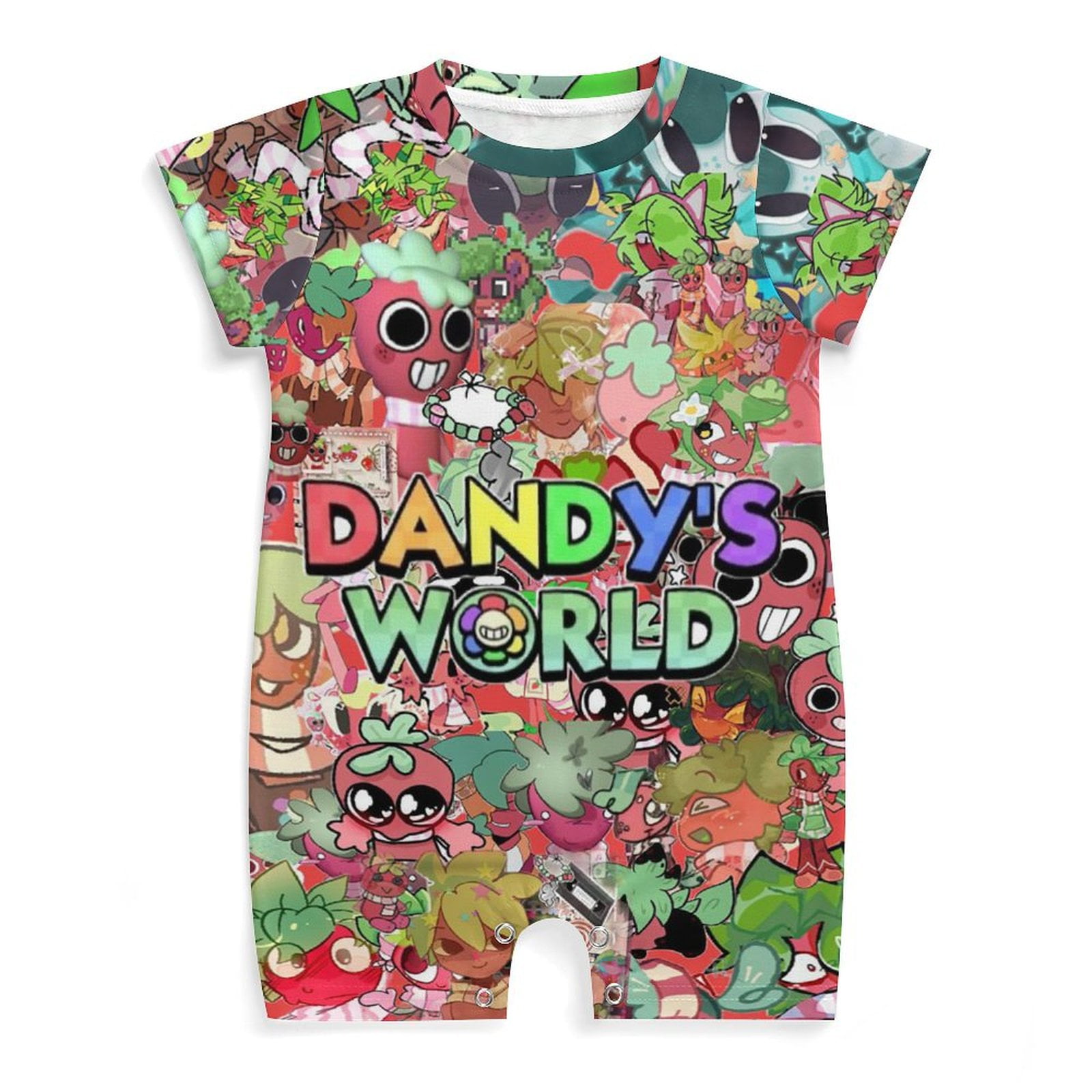 Dandy-S World Baby Boy Girl Short Sleeve Rompers Bodysuit One Piece ...