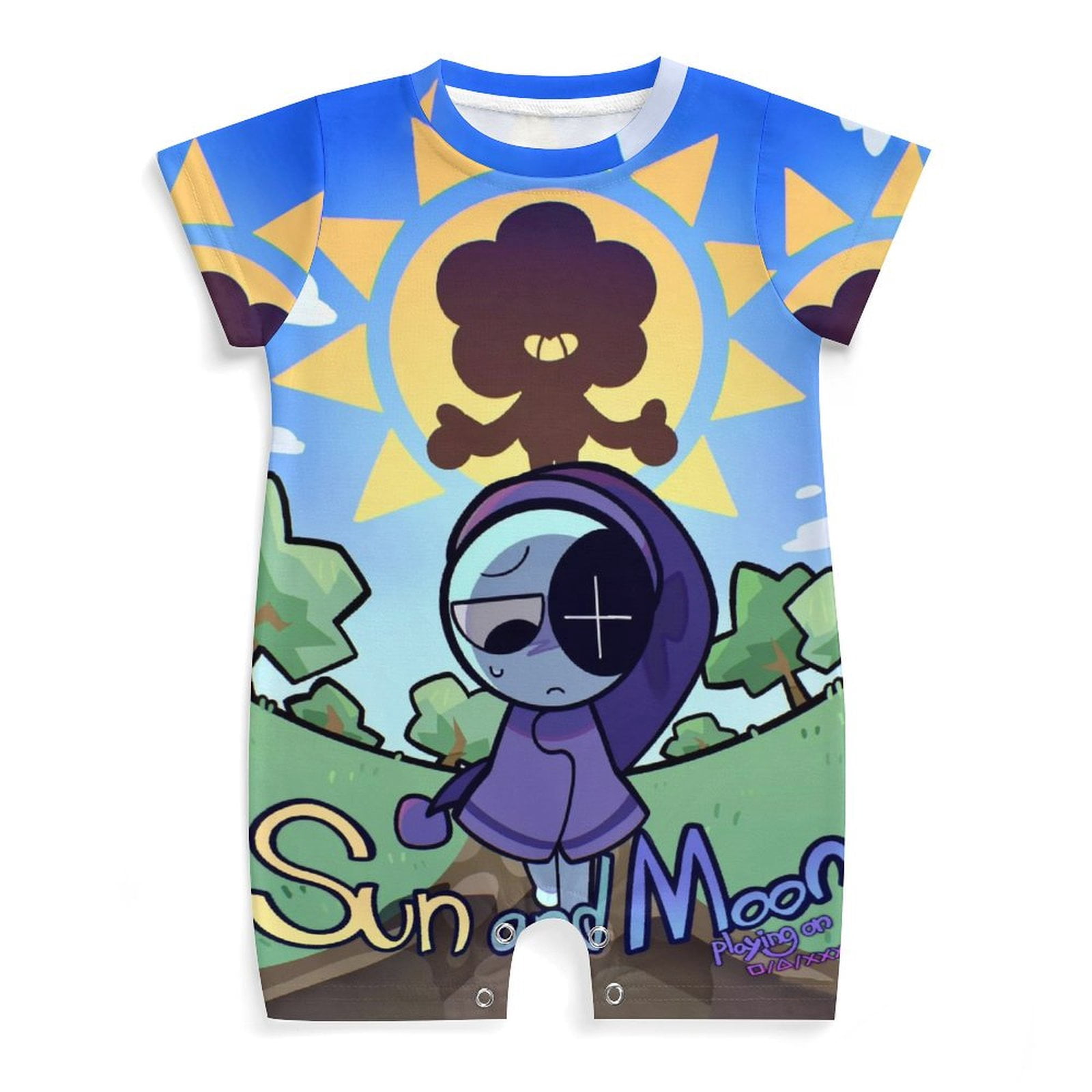 Dandy-S World Baby Boy Girl Short Sleeve Rompers Bodysuit One Piece ...