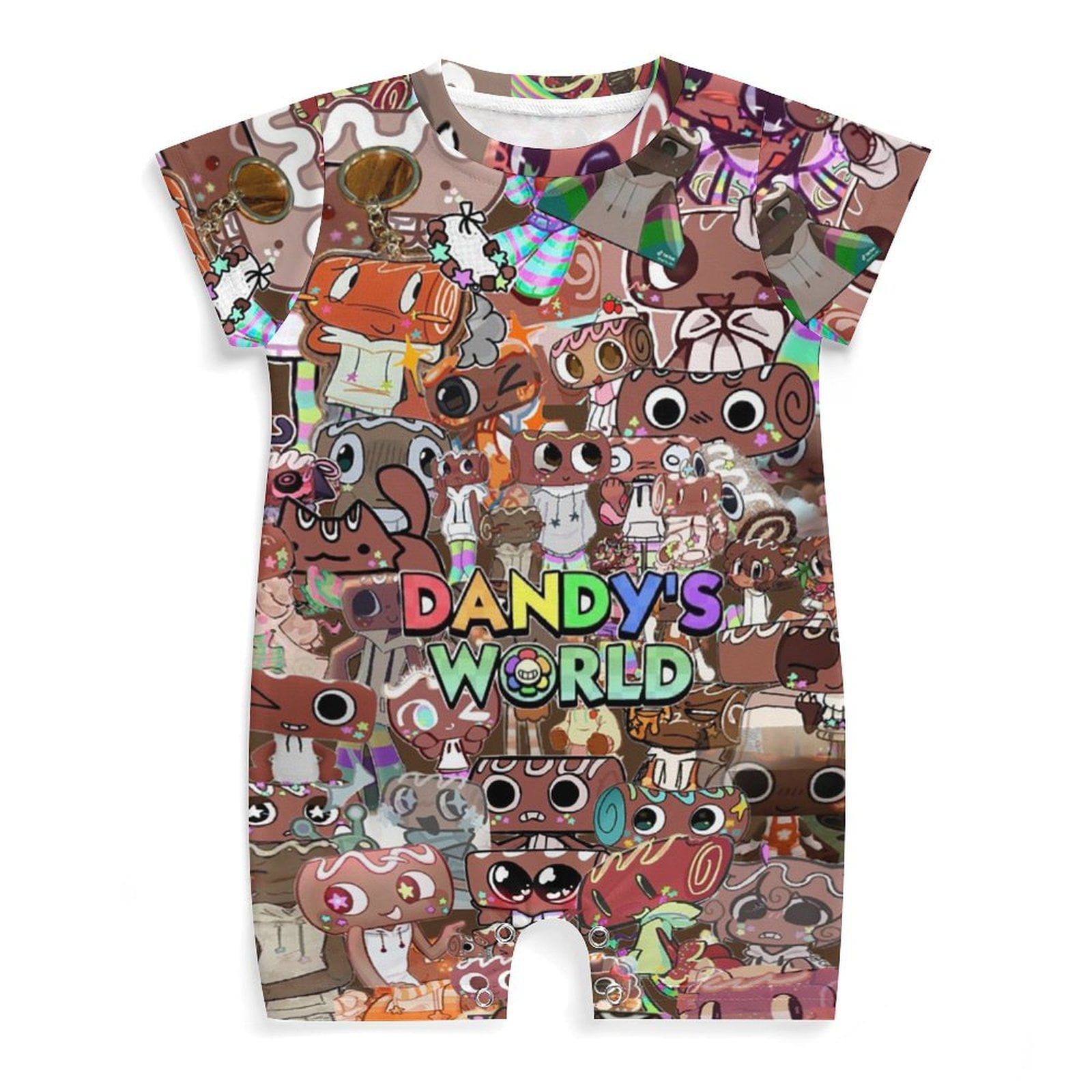 Dandy-S World Baby Boy Girl Short Sleeve Rompers Bodysuit One Piece ...