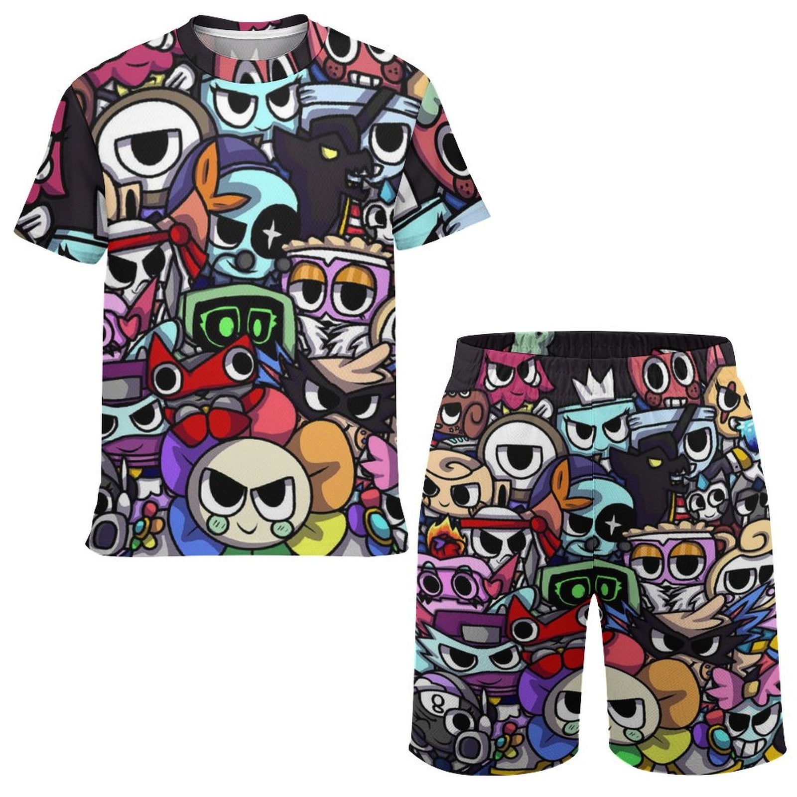 Dandy-S World Boys Girls Short Sleeve Mesh T-Shirt And Shorts Outfit ...