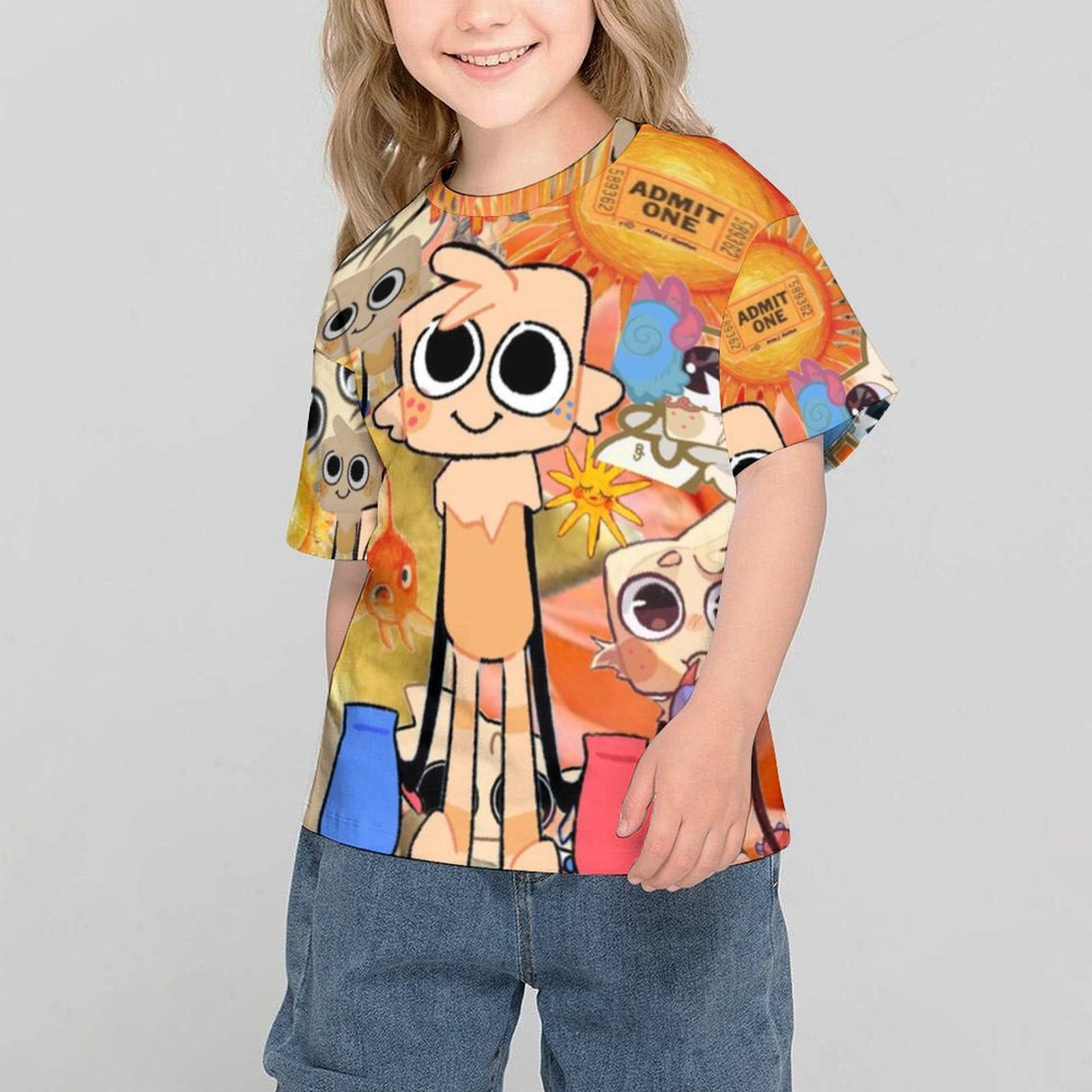 Dandy'S World T Shirt for Boys Girls, Funny Novelty Crew Neck Shirts ...