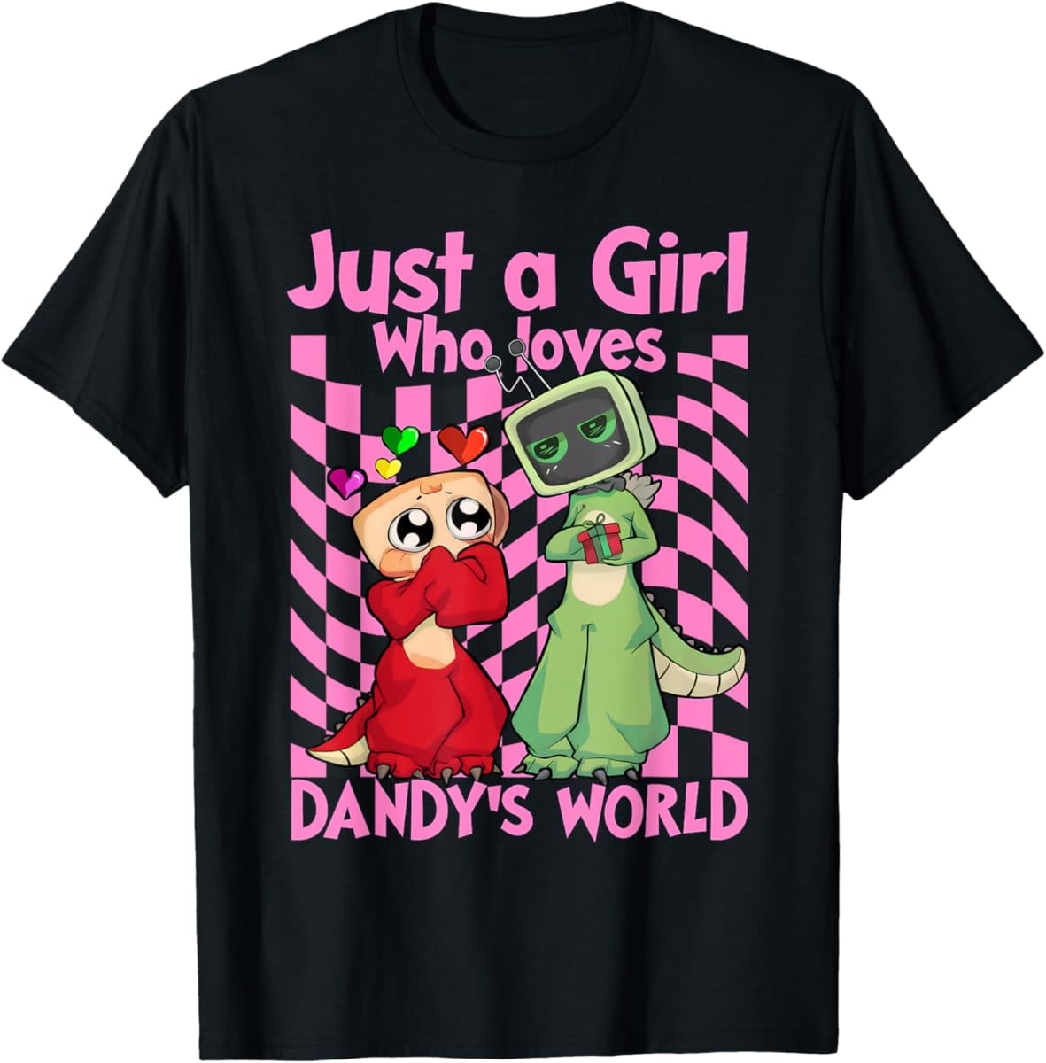 Dandy'S World Vee And Shelly | Girl Who Loves Dandy'S World T-Shirt ...
