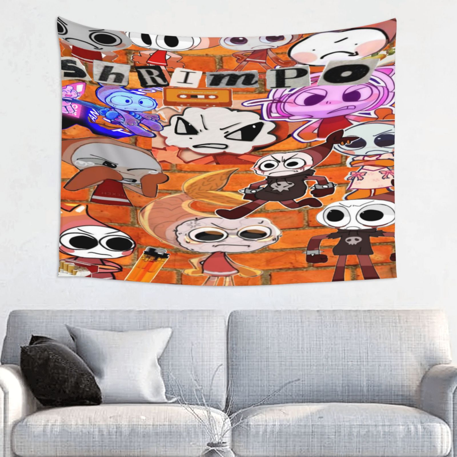 Dandy-S World Wall Tapestry Poster For Bedroom Aesthetics Funny Room ...