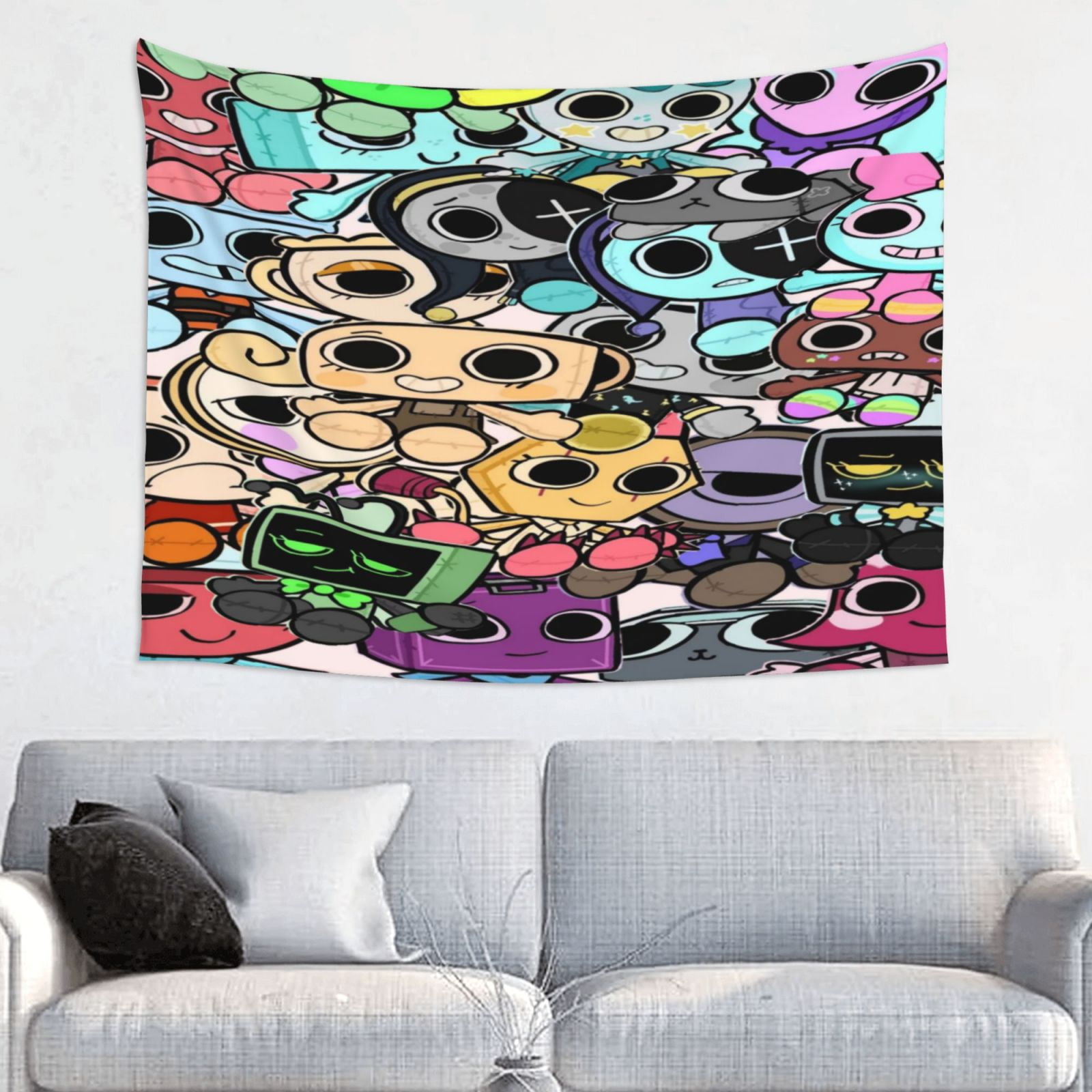 Dandy-S World Wall Tapestry Poster For Bedroom Aesthetics Funny Room Decor Flag Wall Hanging For ...