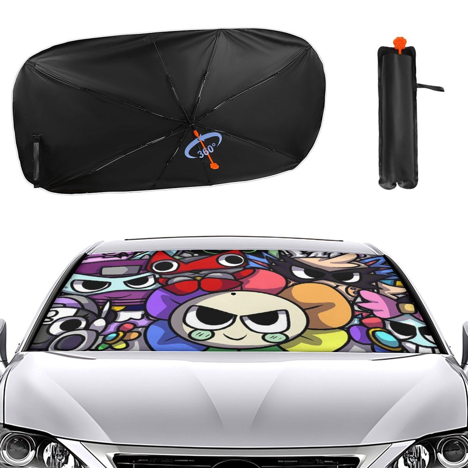 Dandy-S World Windshield Sun Shade Umbrella - Foldable Car Window ...