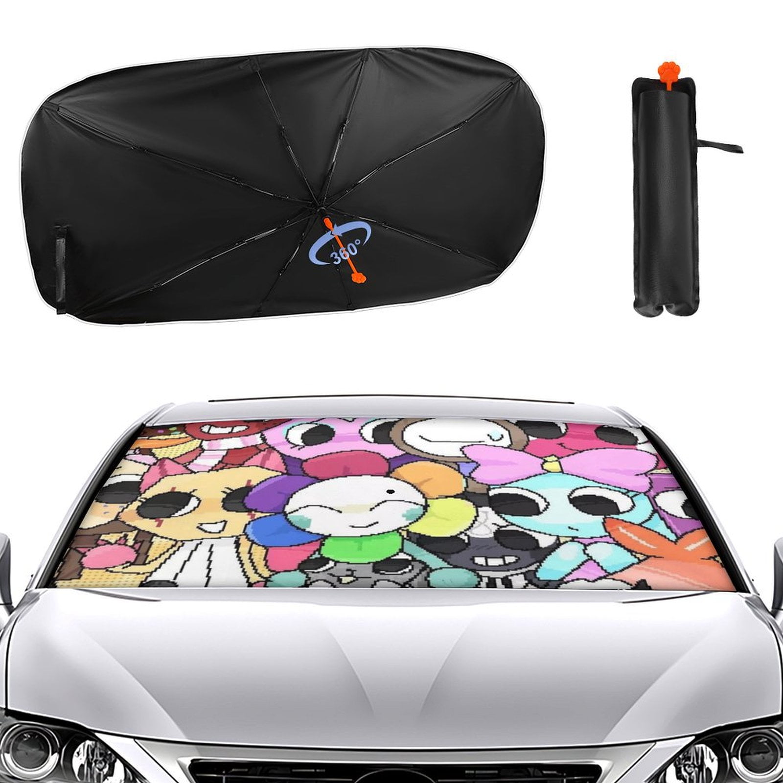 Dandy-S World Windshield Sun Shade Umbrella - Foldable Car Window ...