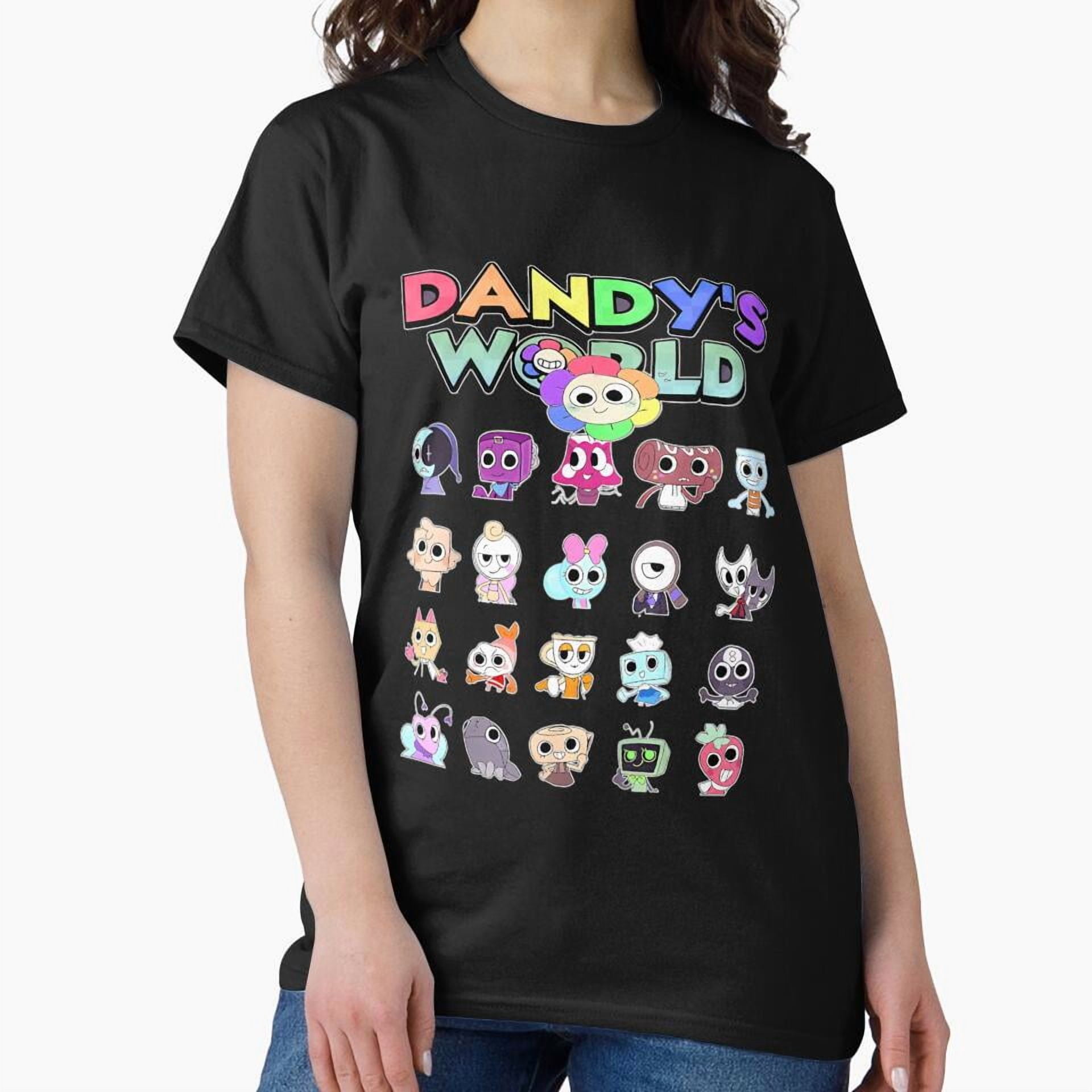 Dandy World Christmas Characters Parody Cute Festive Style Unisex T ...