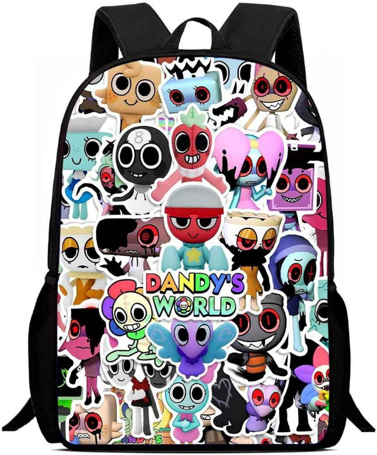 Dandy's World 17-inch High Capacity Backpack, Cute Cartoon Printed ...