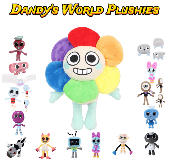 Dandy's World 4.72 Inch Pebble Plush, Soft Dandy's World Plush Plush ...