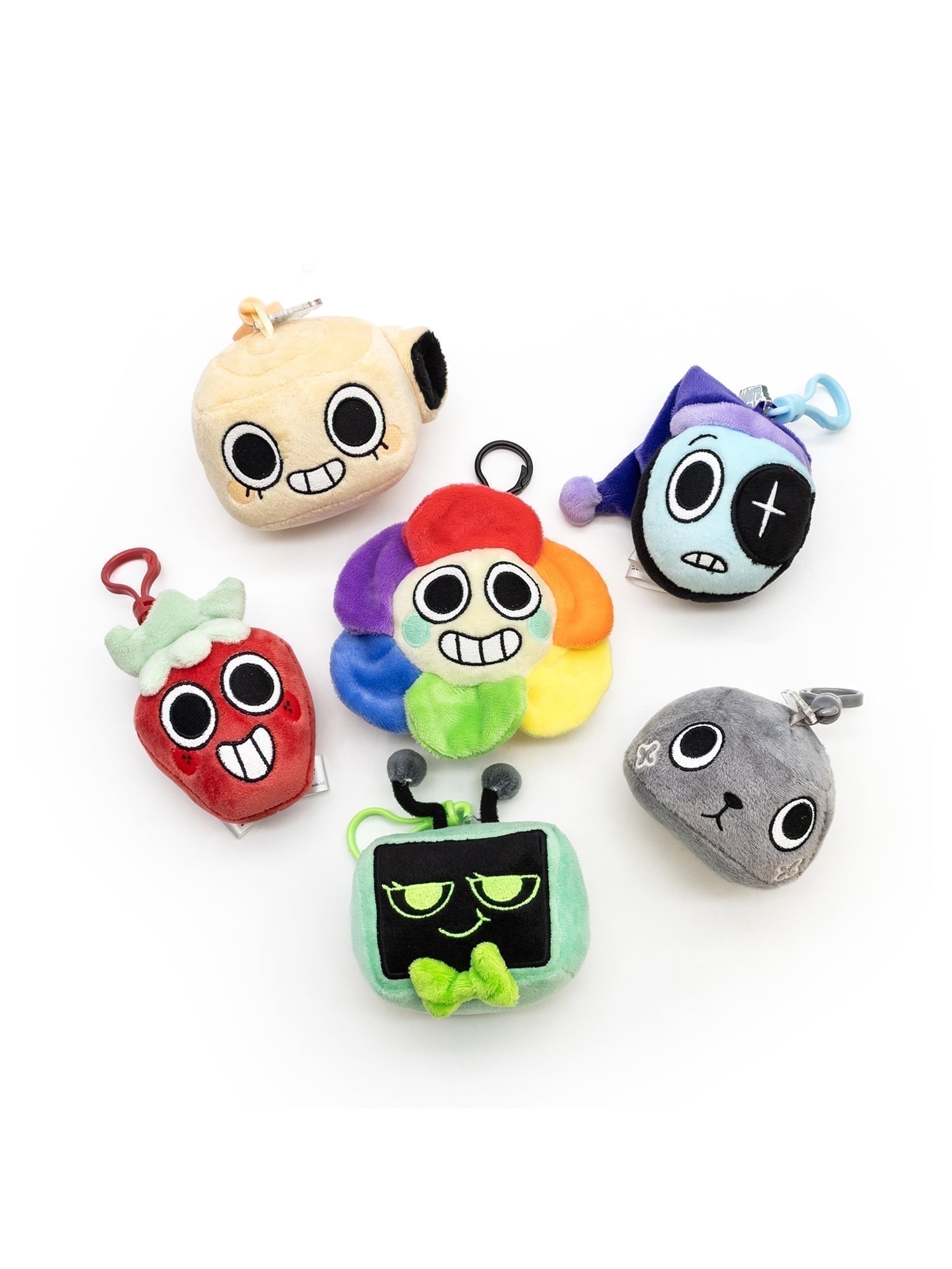 Dandy's World Mystery Plush Bag Clip Keychains - 6 Characters to ...