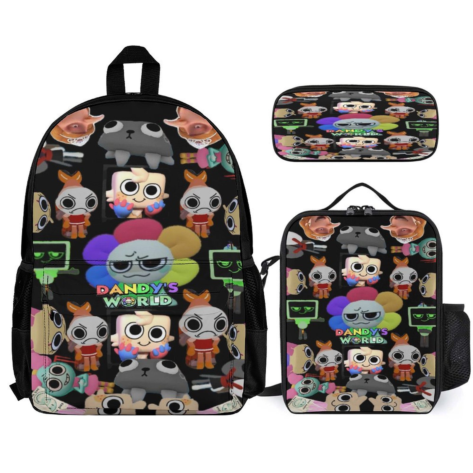 Dandy-s World Backpac Set with Front Pocket Large Capacity Bookpacks ...