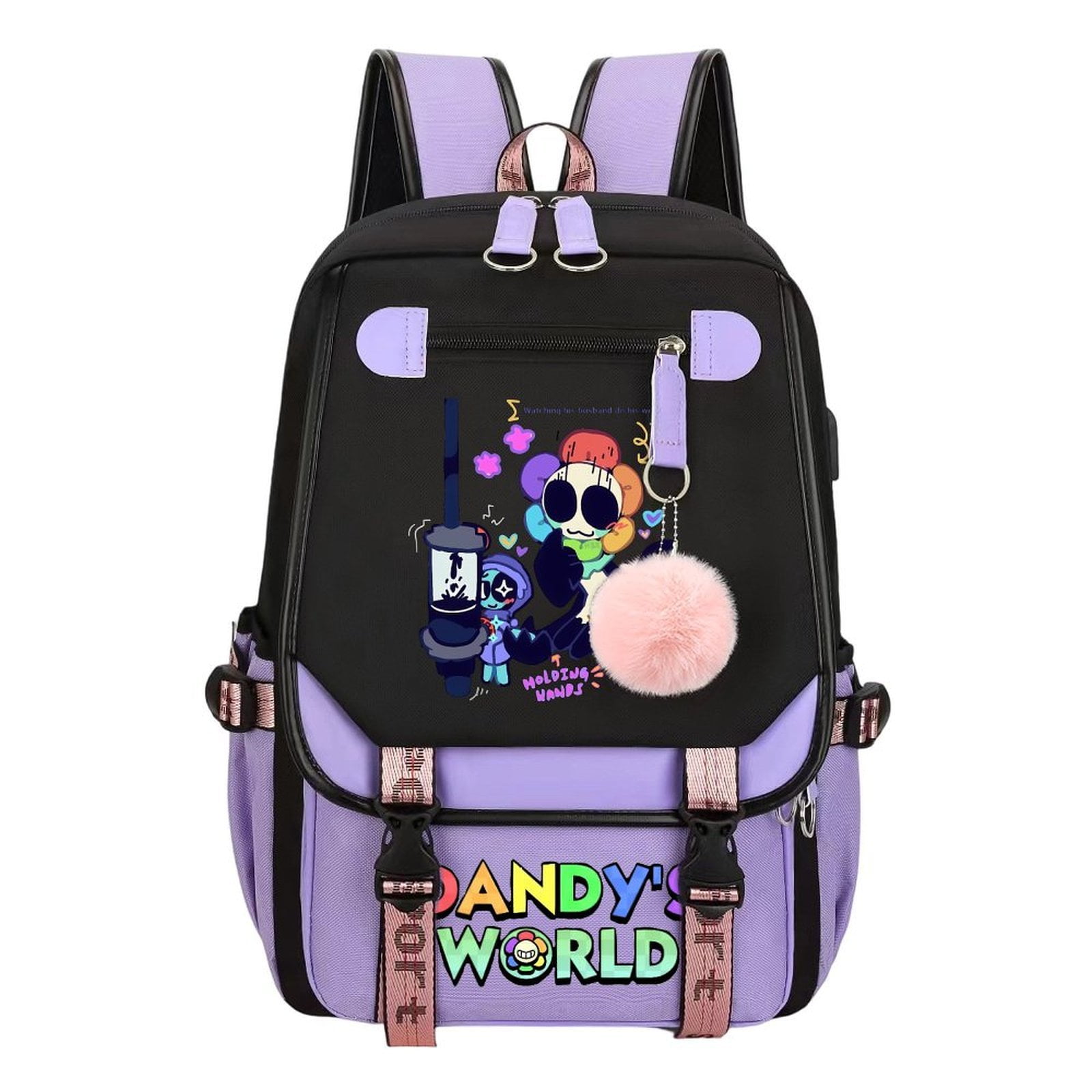 Dandy's World Backpack Unisex Adjustable Shoulder Straps Large Capacity ...