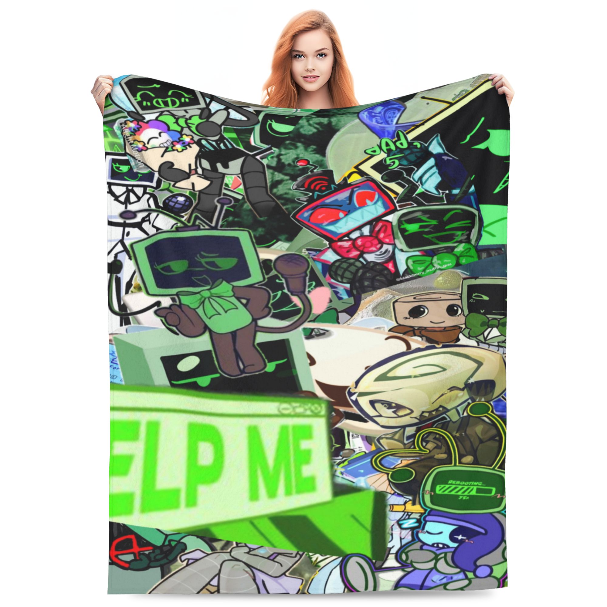 Dandy-s World Bed Blanket Lightweight Throw Blankets Flannel Blankets Soft Warm Blanket for ...