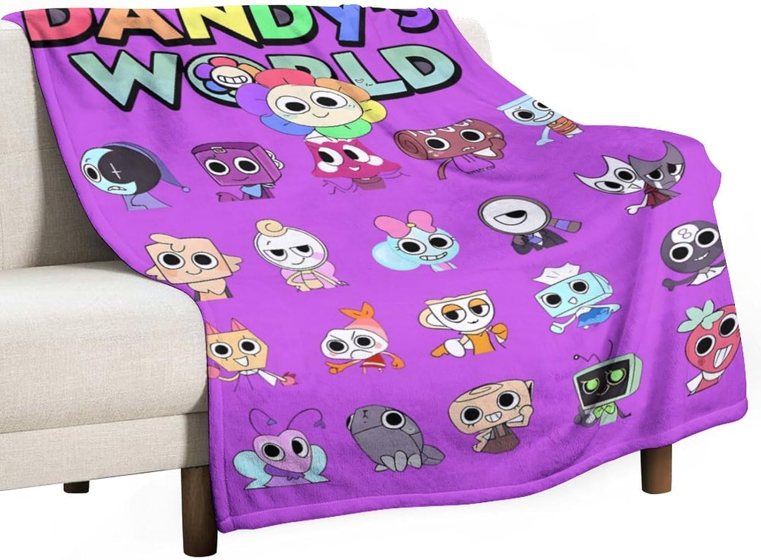 Dandy's World Blanket Sofa Blanket Lunch Break Soft Light Plush Comfortable Suitable for Gifts ...