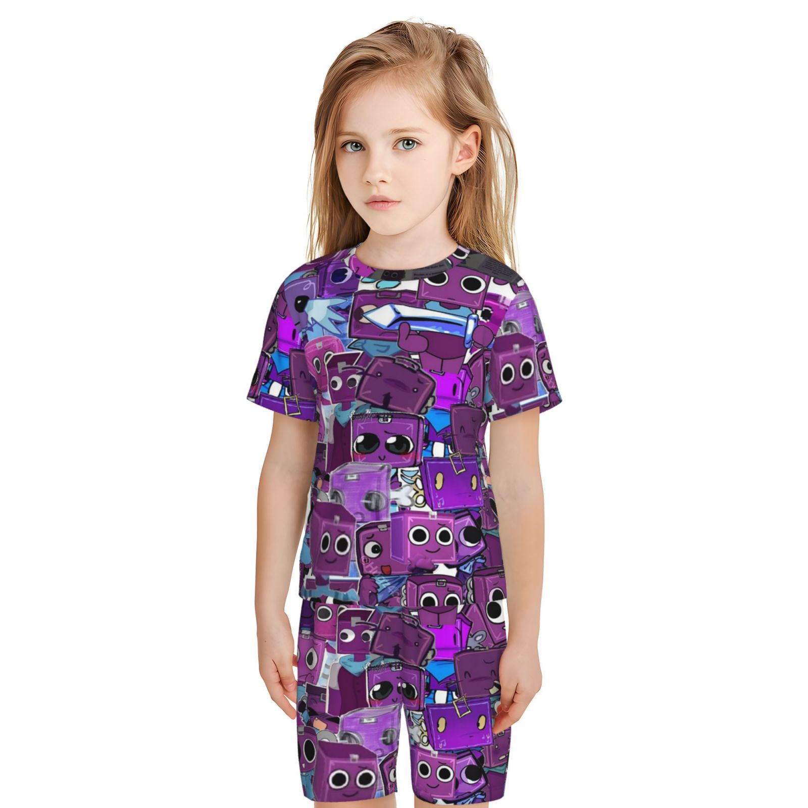 Dandy's World Boxten Pajama Set Sleepwear Short Sleeves Shorts 2-Piece ...