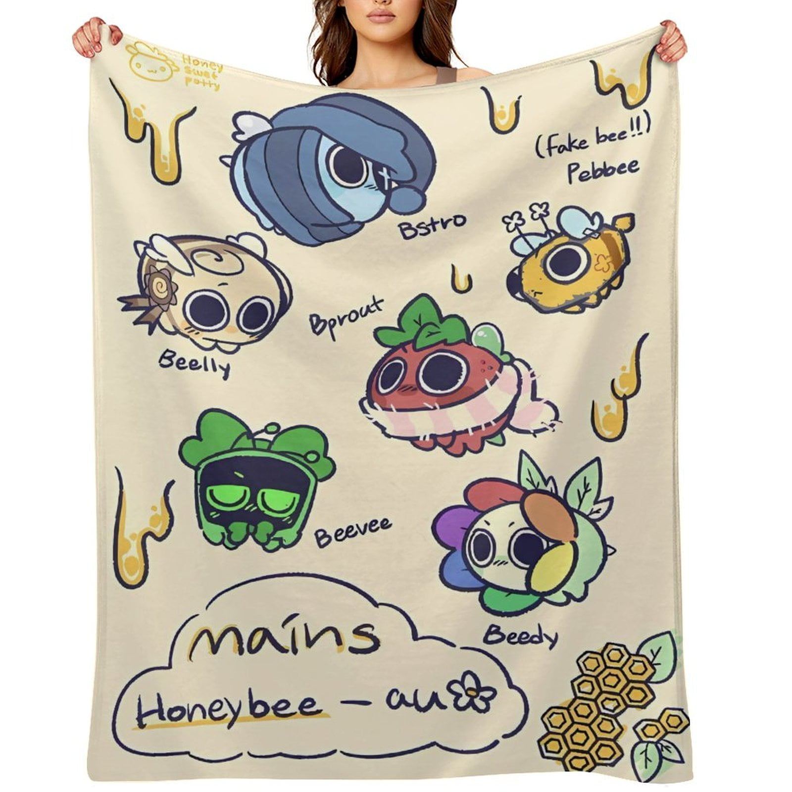 Dandy's World Flannel Blanket For Napping Cover For Sofa Bed For Living ...