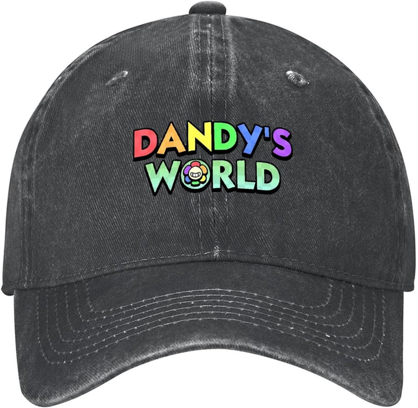 Dandy's World Hat Adjustable Denim Baseball Cap Distressed Men's ...