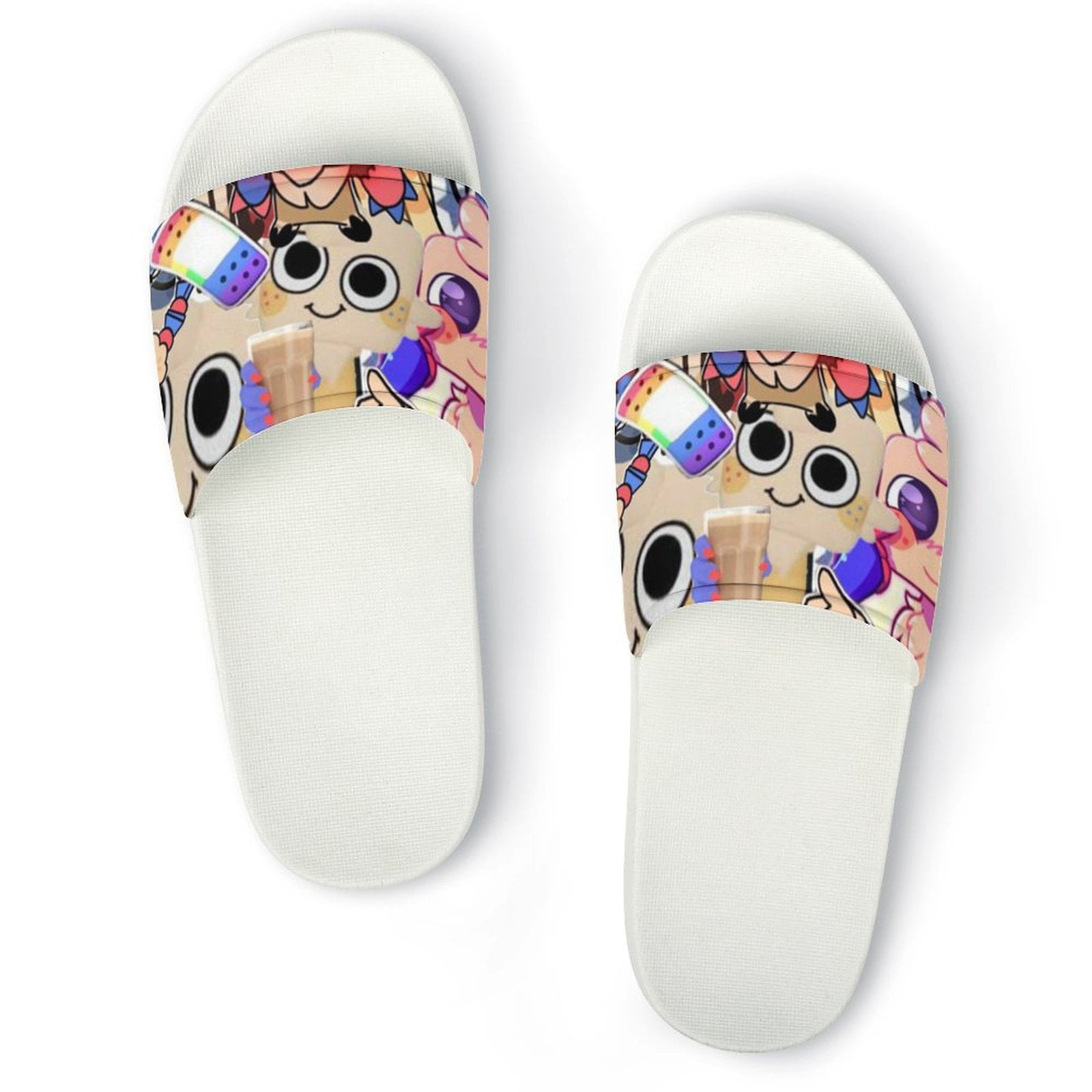 Dandy's World Home Slippers Unisex House Sandals Breathable PVC Slides for Lounge, Beach, Travel ...